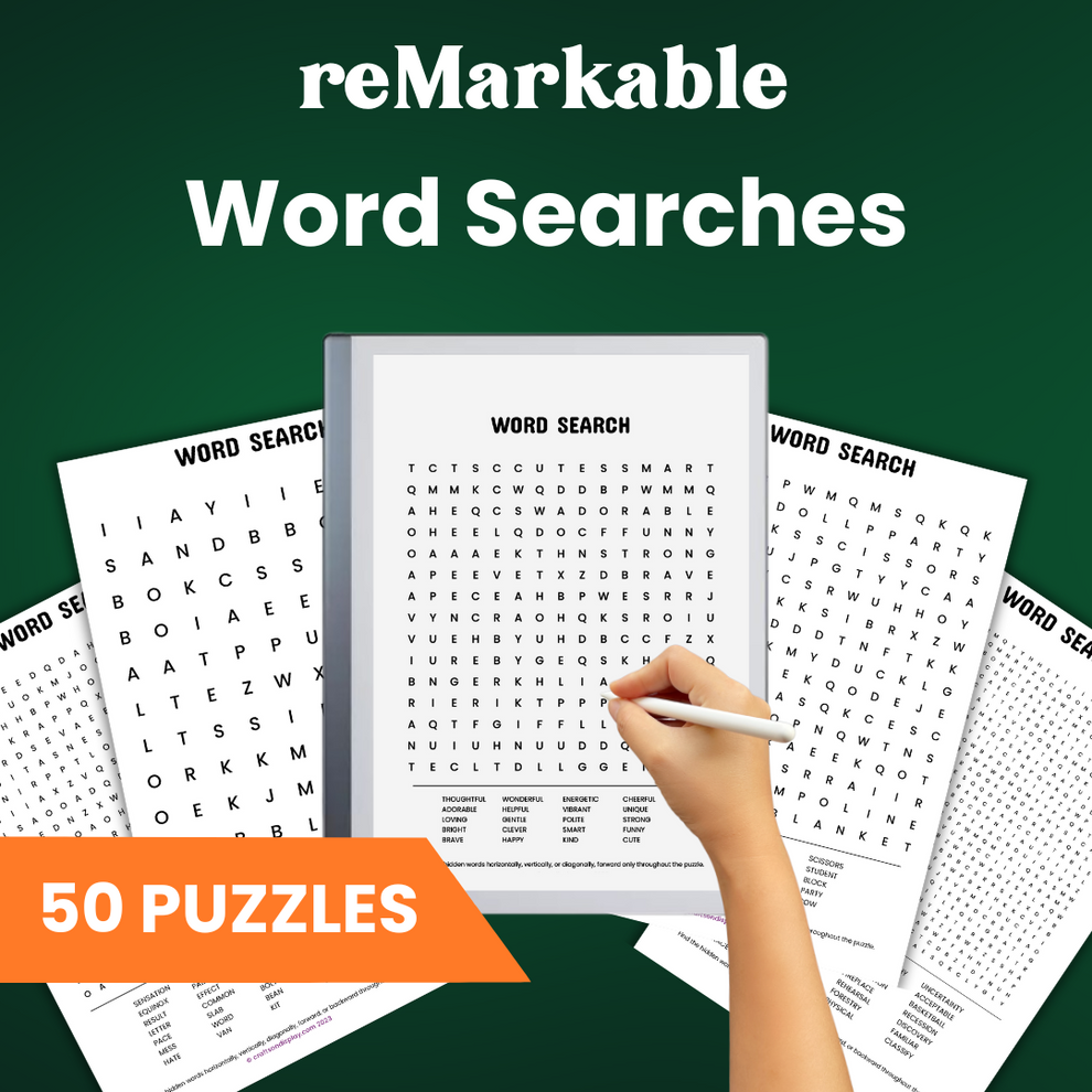 Word Searches for reMarkable – Your Productivity Pro